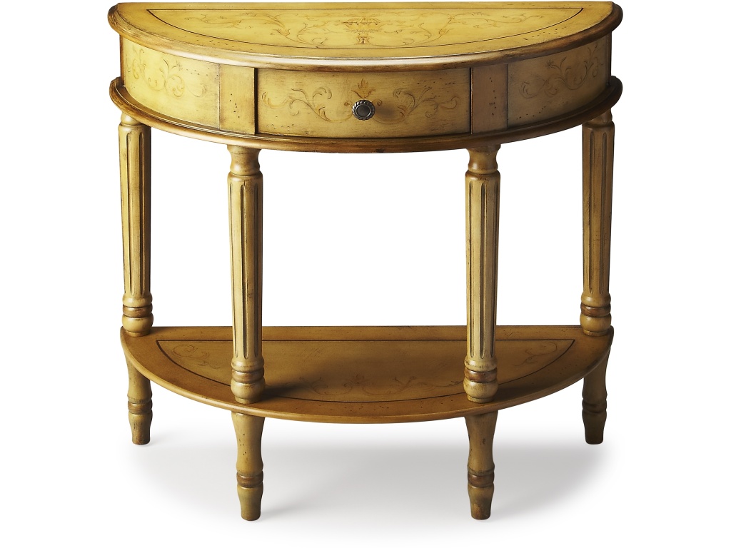 Butler Specialty Company Mozart Demilune Console Table Furniture Living ...