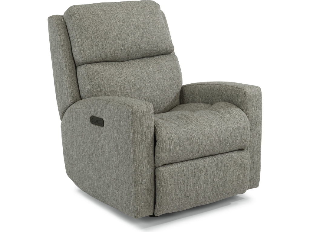 Flexsteel Catalina Fabric Power Recliner with Power Headrest Furniture ...