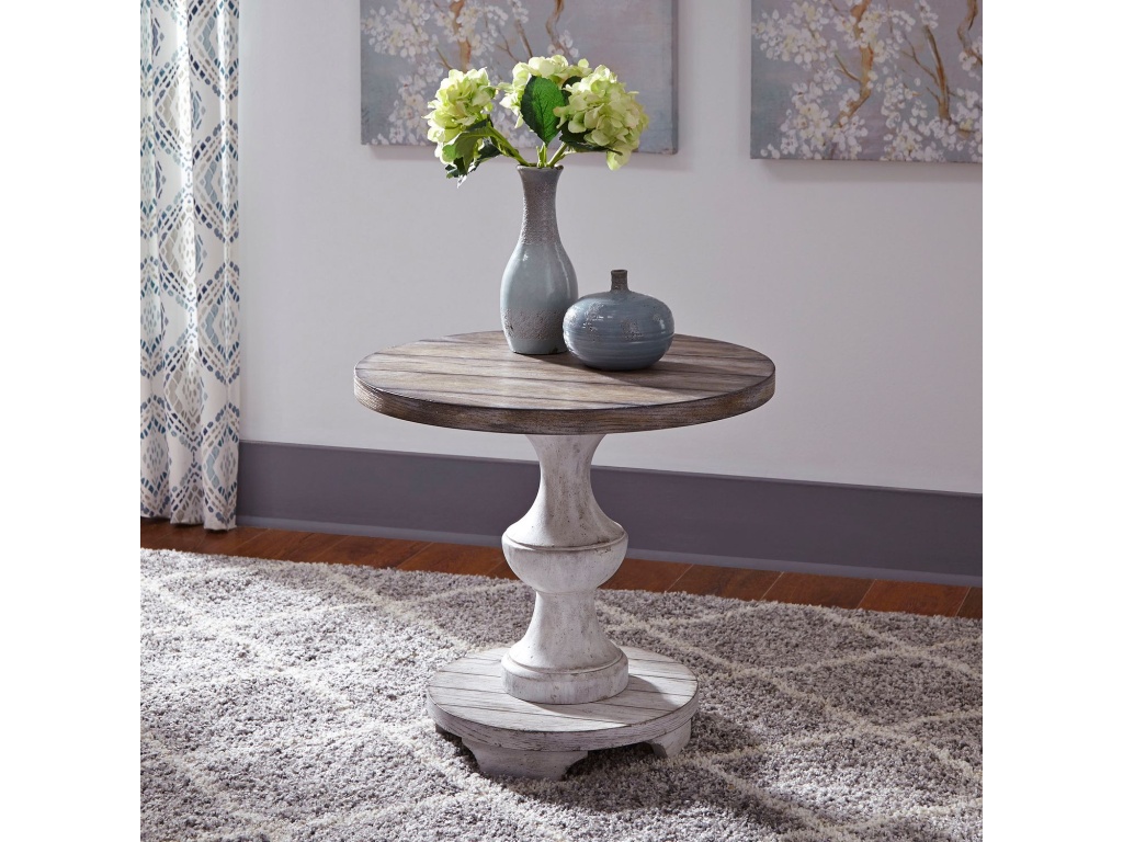 Liberty Furniture Round End Table Furniture Living Room Tables