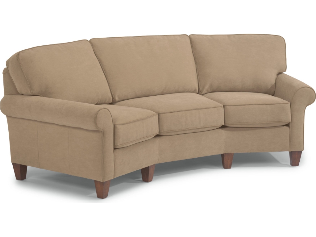 Flexsteel Westside Leather Conversation Sofa Furniture Living Room Sofas
