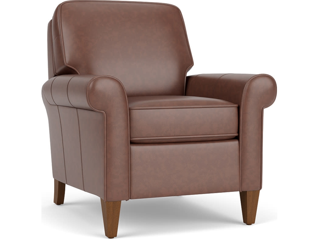 Flexsteel Westside Leather High-Leg Recliner Furniture Living Room ...
