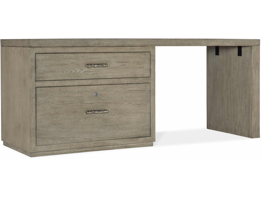 Hooker Furniture Linville Falls Desk - 72in Top-Lateral File and Leg ...