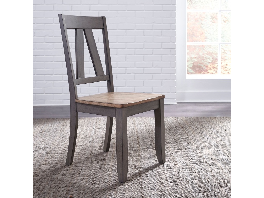 Liberty Furniture Splat Back Side Chair (RTA) Furniture Dining Room Chairs
