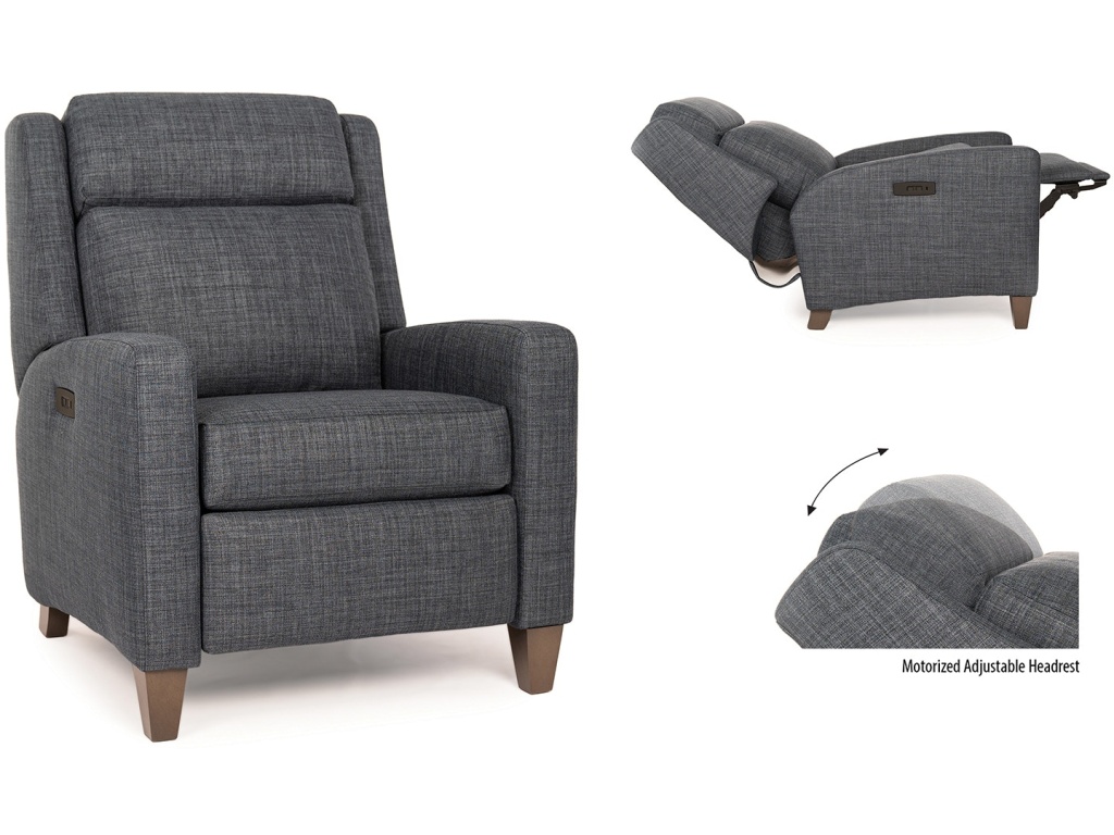 Smith Brothers Motorized Reclining Chair with Headrest Furniture Living ...