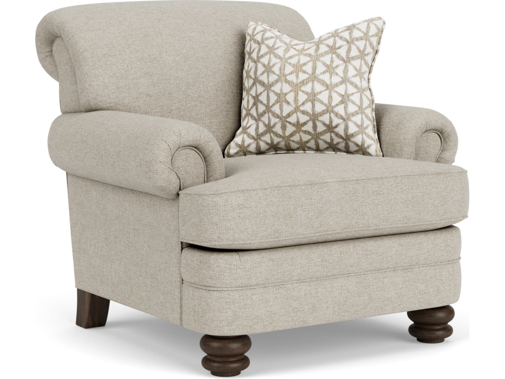 Flexsteel Bay Bridge Fabric Chair Furniture Living Room Chairs