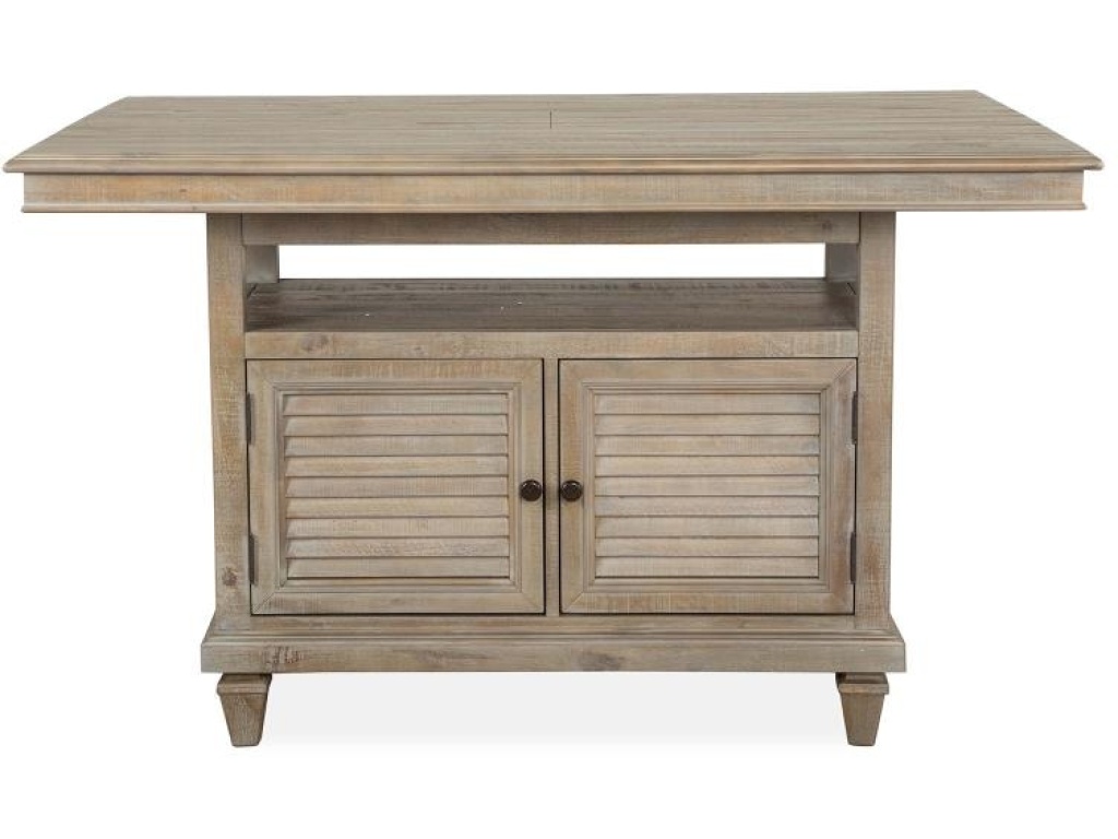 Magnussen Home Wood Rectangular Counter Table Top SU Furniture Dining ...