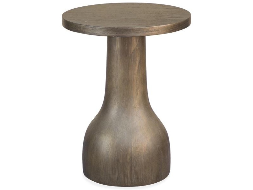 Magnussen Home Wood Round Accent Table Top SU Furniture Living Room Tables