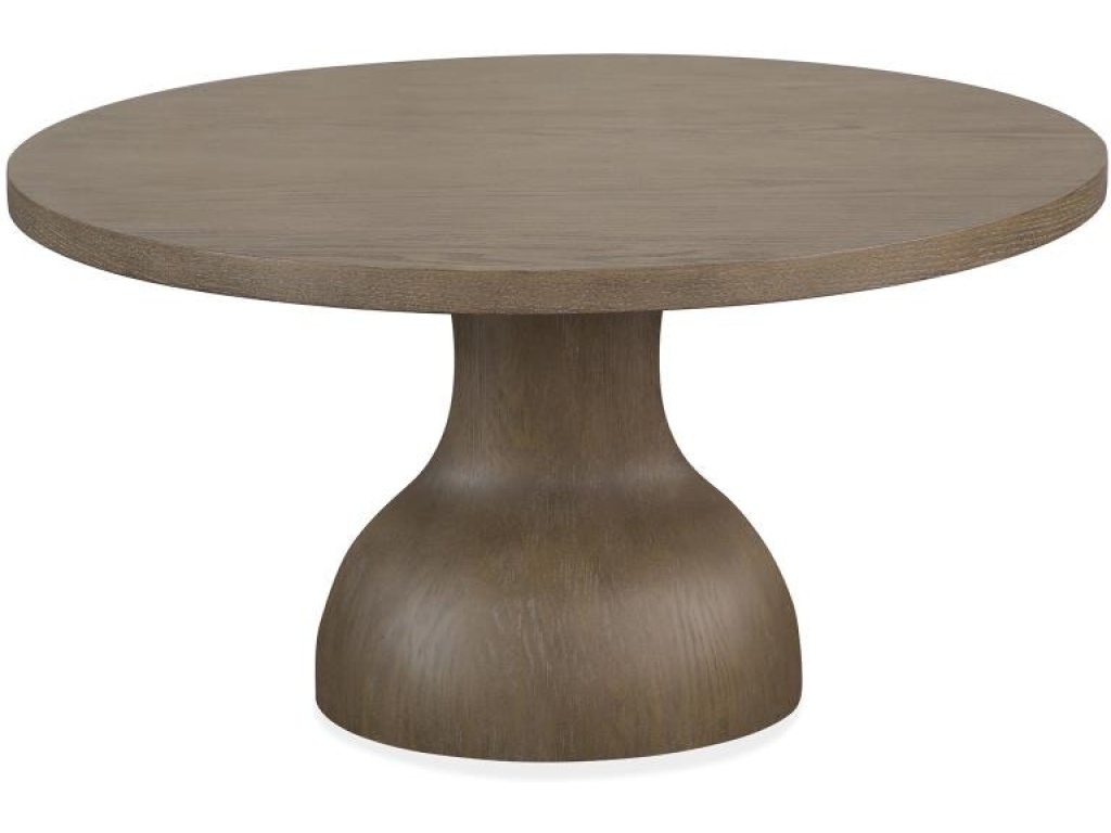 Magnussen Home Wood Round Cocktail Table Top SU Furniture Living Room ...